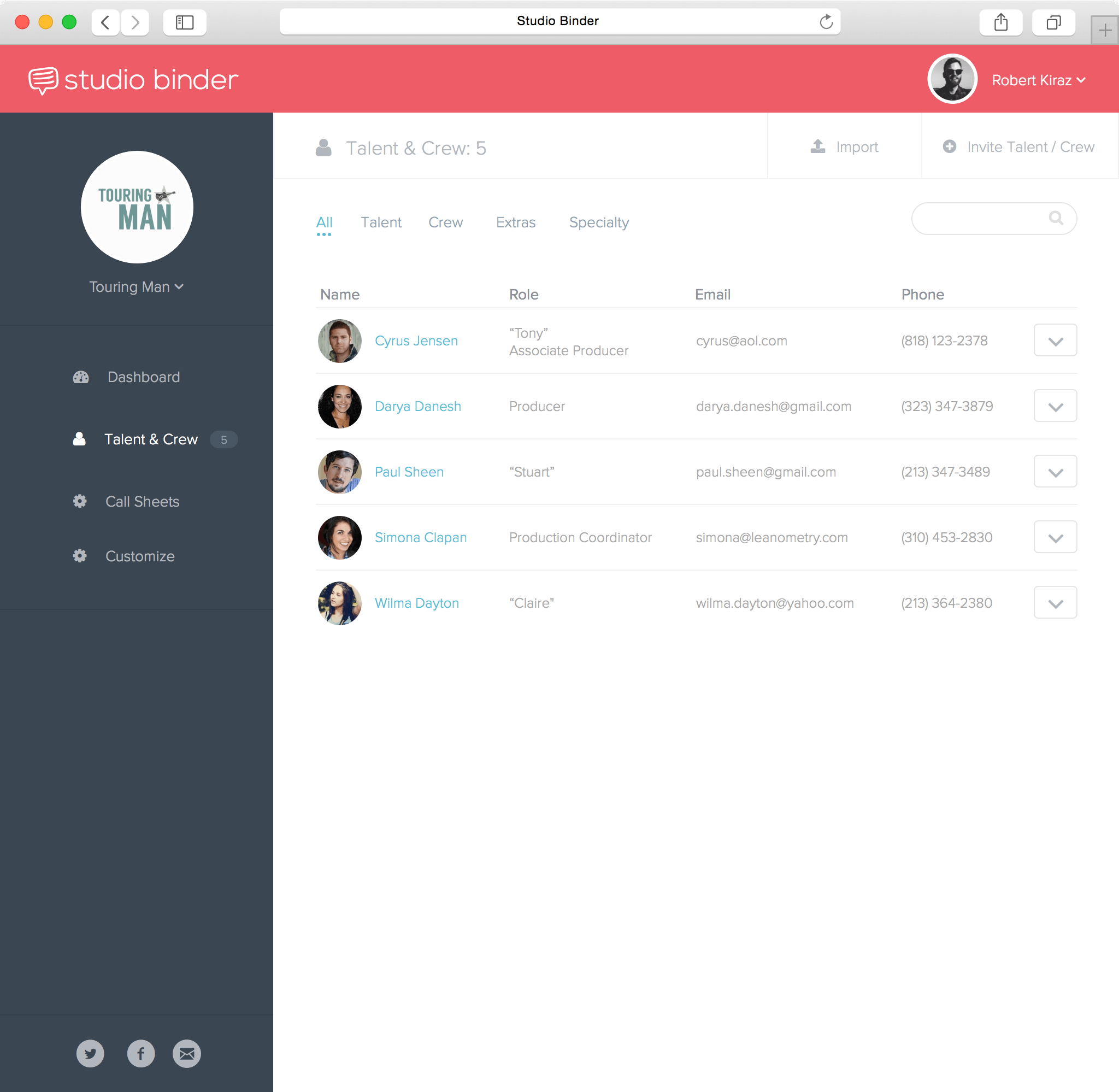 Studio Binder Accesso – Studiobinder Academy – UCRB