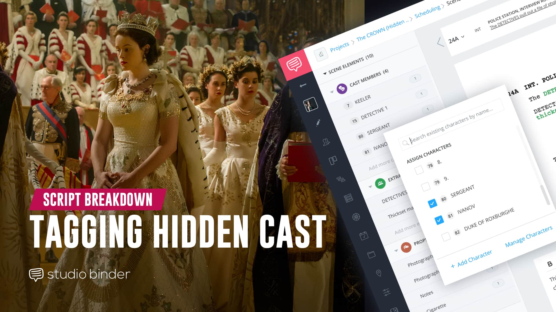 How to Properly Identify Cast When Breaking Down a Script