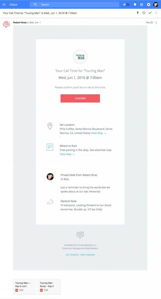 5 Best Practices for Sending Call Sheets