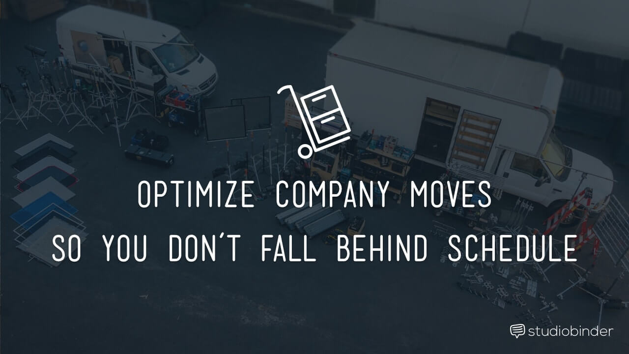 Load In & Load Out Without Falling Behind the Shooting Schedule