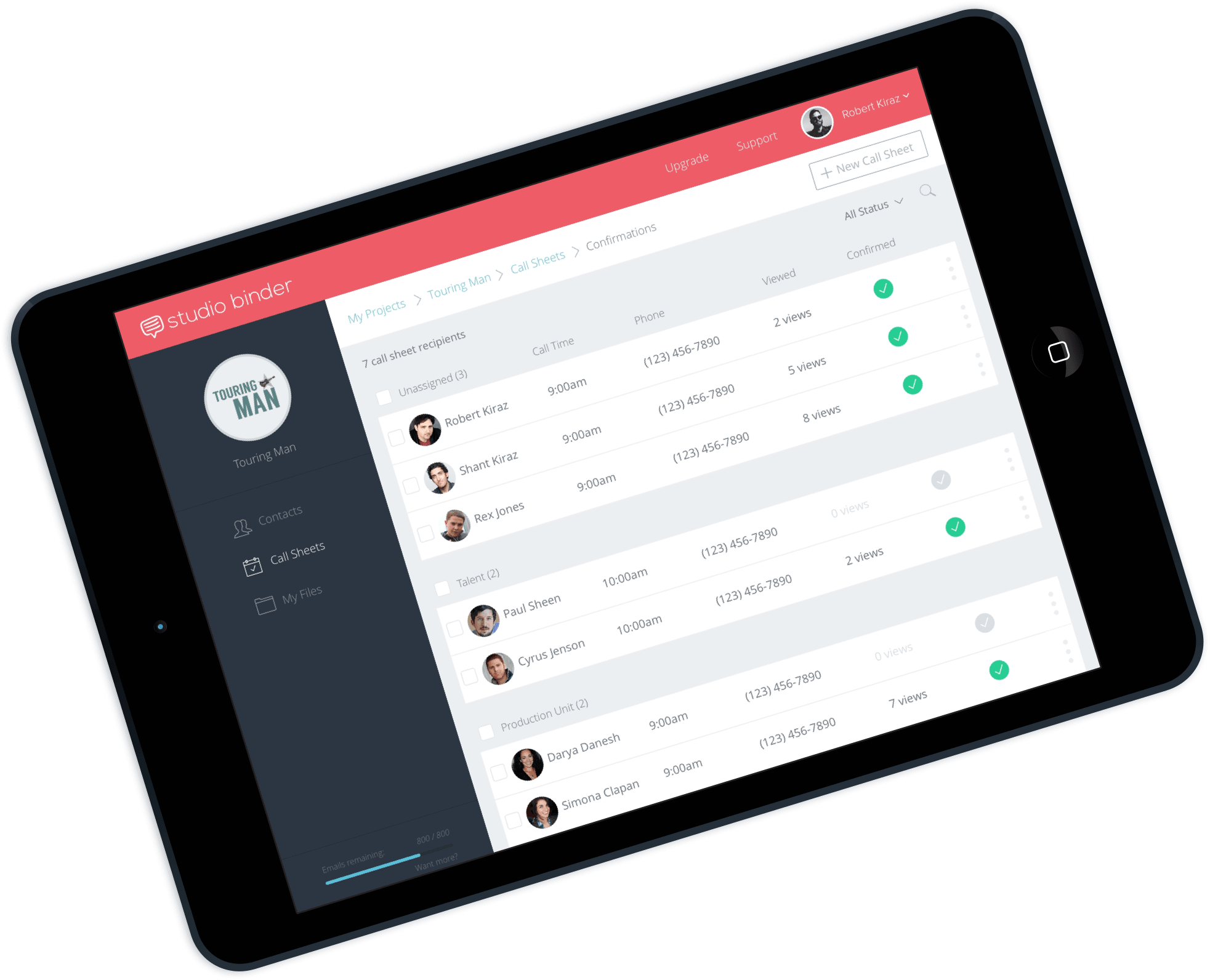 Free Call Sheet Builder Software Create Call Sheets In Minutes Free Call Sheet Builder Software Create Call Sheets In Minutes