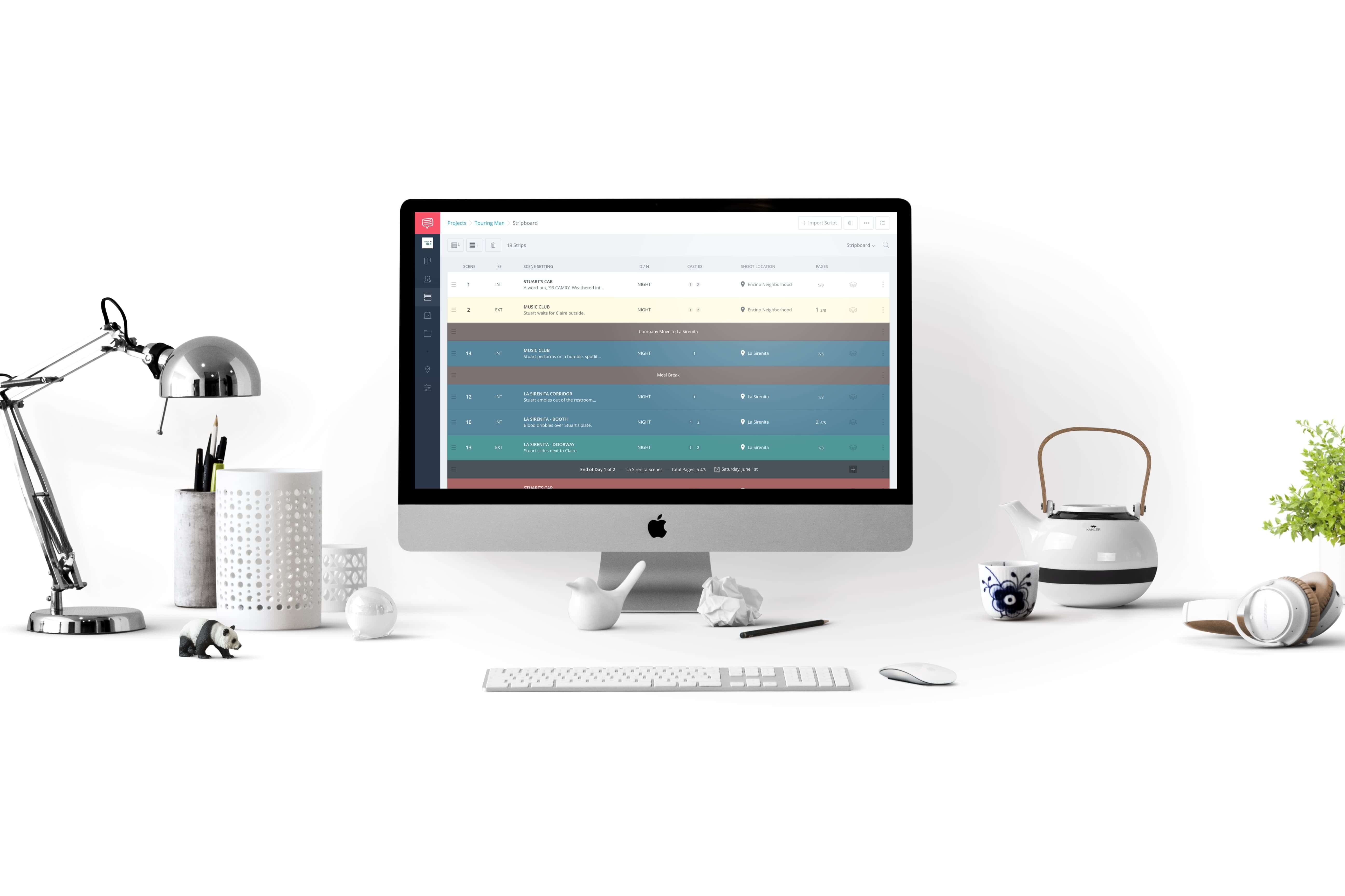Download Film Production Shooting Schedule Template