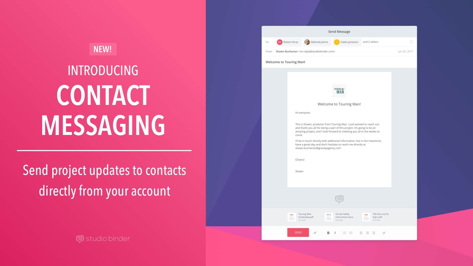 Introducing Contact Messaging: Keep your team looped in