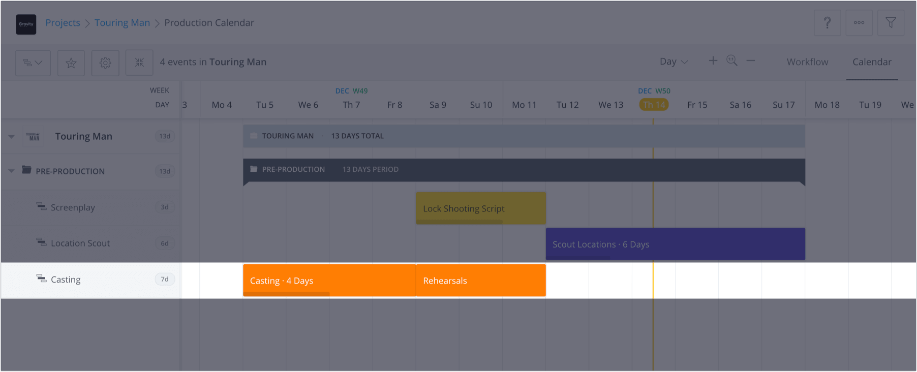 How to Plan a Shoot with a Film & Video Production Calendar