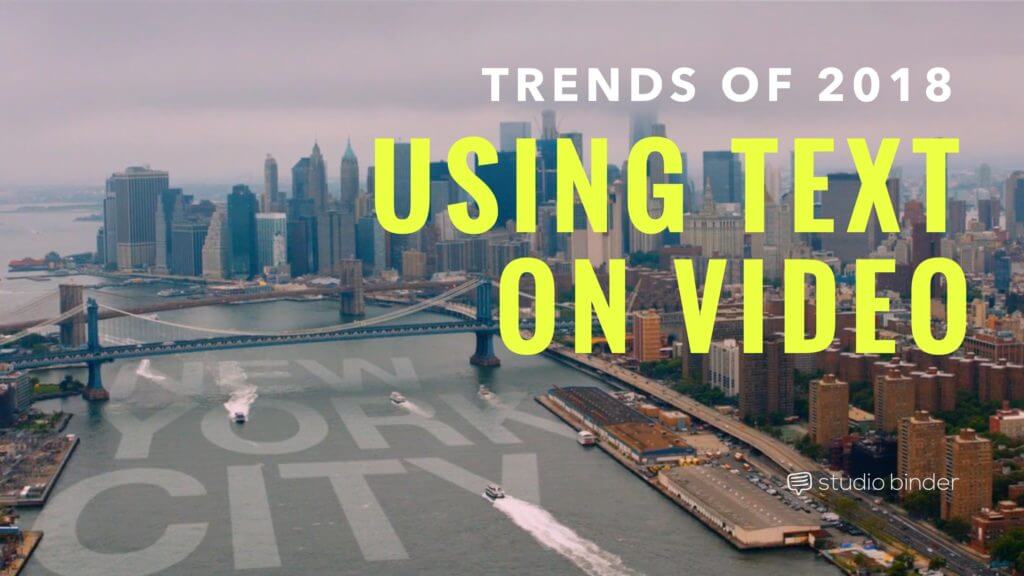 Text Graphics in Video: Top Trends For Video Creatives