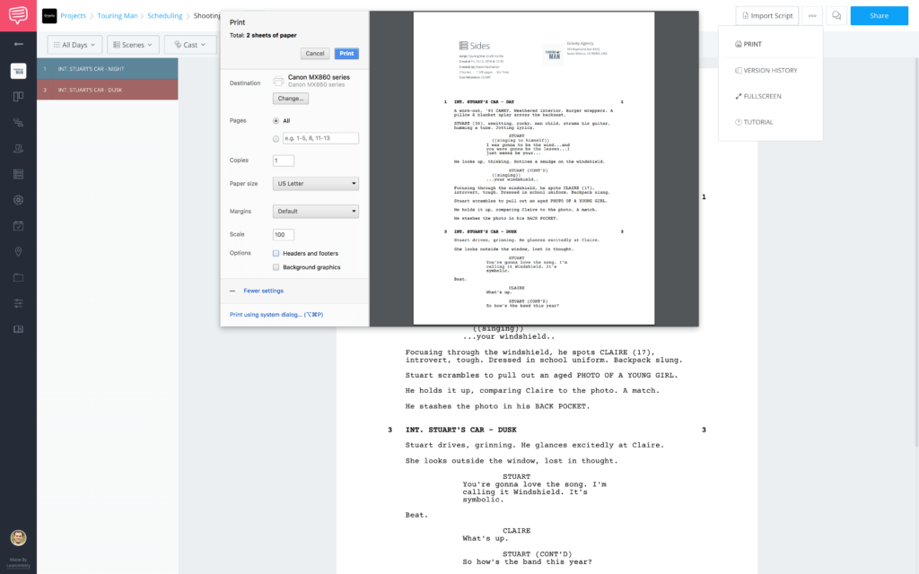 How to Create Script Sides for Film & TV [Step-by-Step Guide]