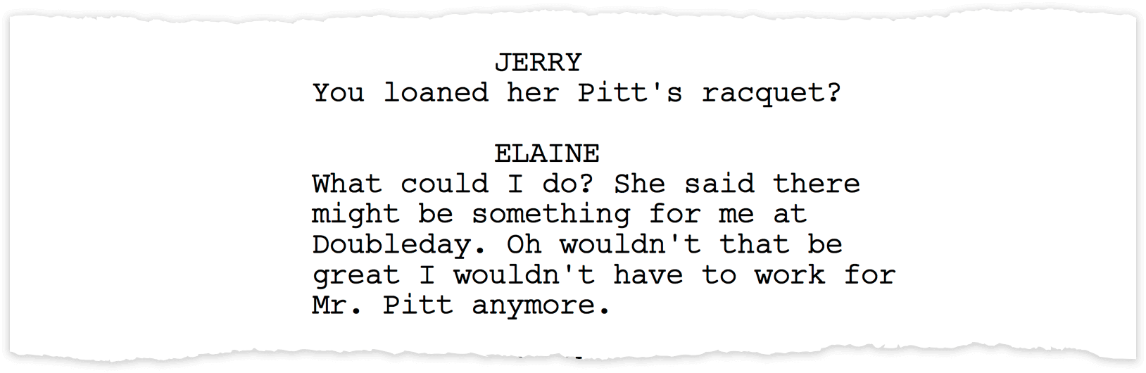 Writing A Sitcom Script Seinfeld Scripts Analysis And Free Pdf Download