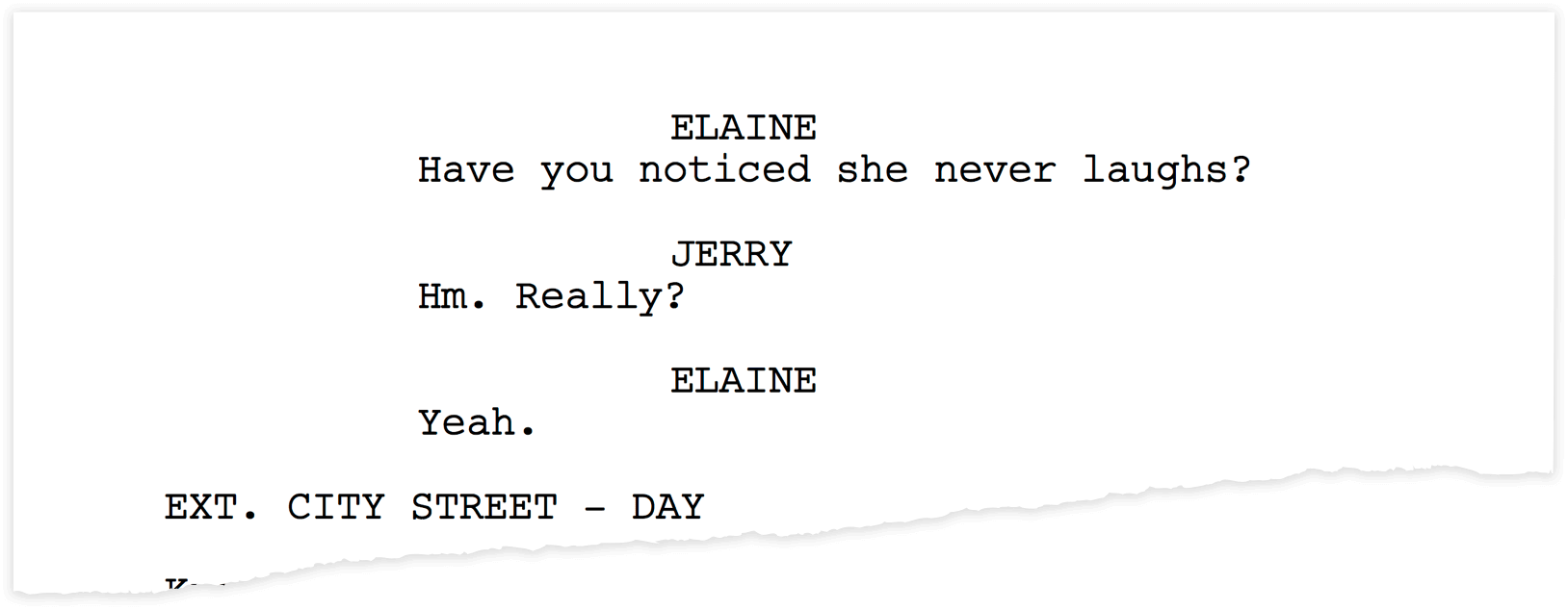 Writing A Sitcom Script Seinfeld Scripts Analysis And Free Pdf Download