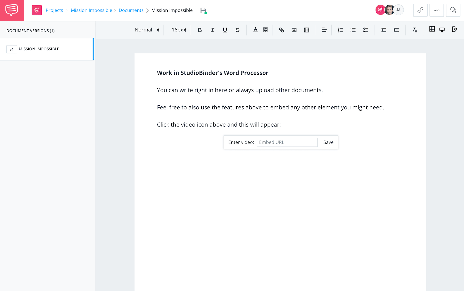 Freeform Writing: StudioBinder's Free Word Processor for Filmmakers