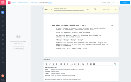 How to Properly Identify Cast When Breaking Down a Script