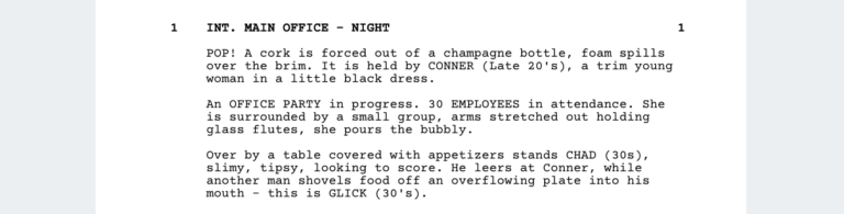 How to Introduce Characters in a Screenplay: Character Descriptions Tips