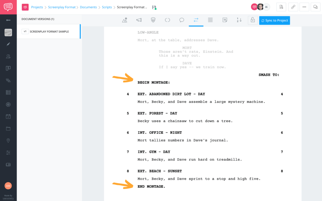 Formatting a Screenplay: How to Put Your Story Into Screenplay Format