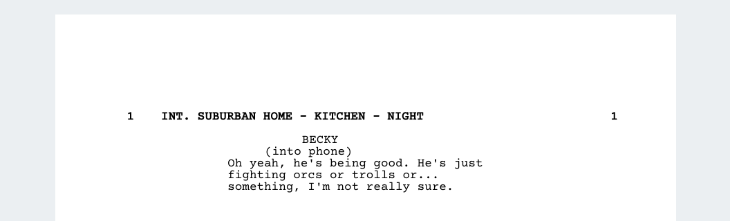 Movie Script Sample Pdf PDF Template