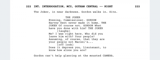 The Dark Knight Script: Screenplay Analysis and PDF Download