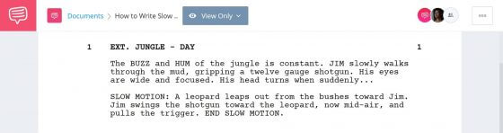 How to Write Slow Motion in a Script: Formatting and Examples