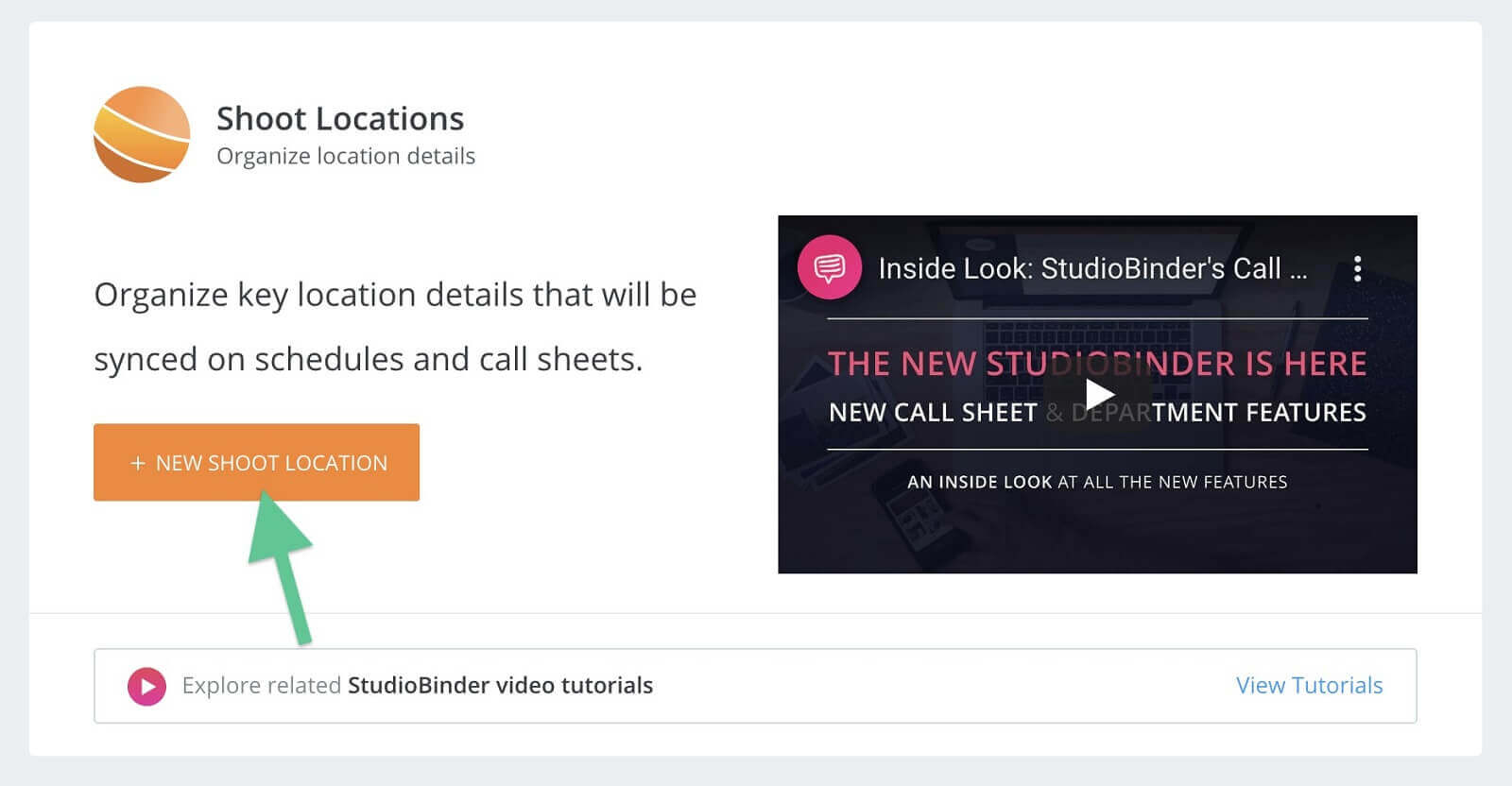 How to Manage Shooting Locations in StudioBinder
