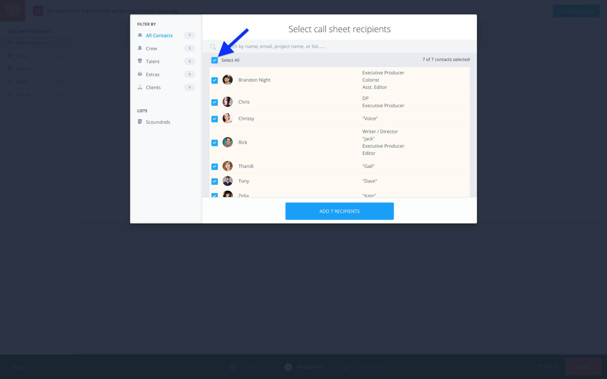 Setting up a Call Sheet for Success in StudioBinder