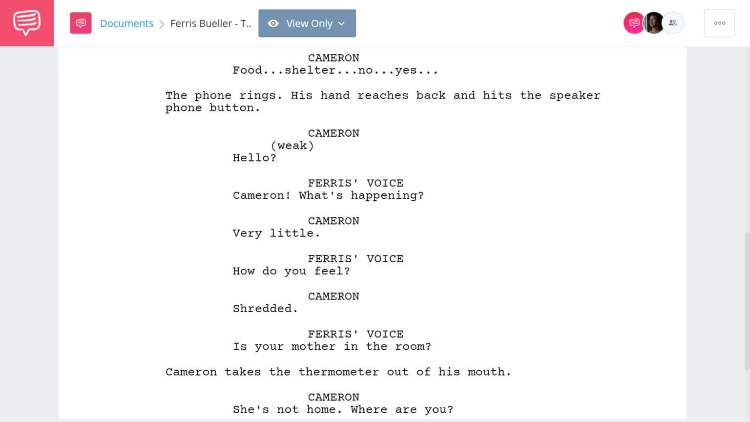 How To Write A Telephone Conversation In A Screenplay