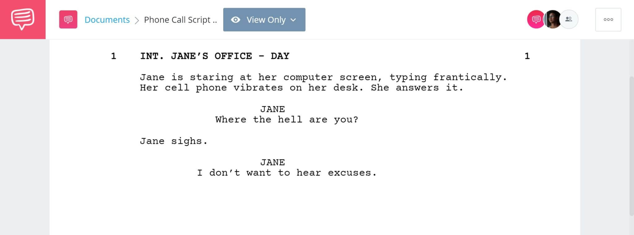 How to Write a Telephone Conversation in a Screenplay