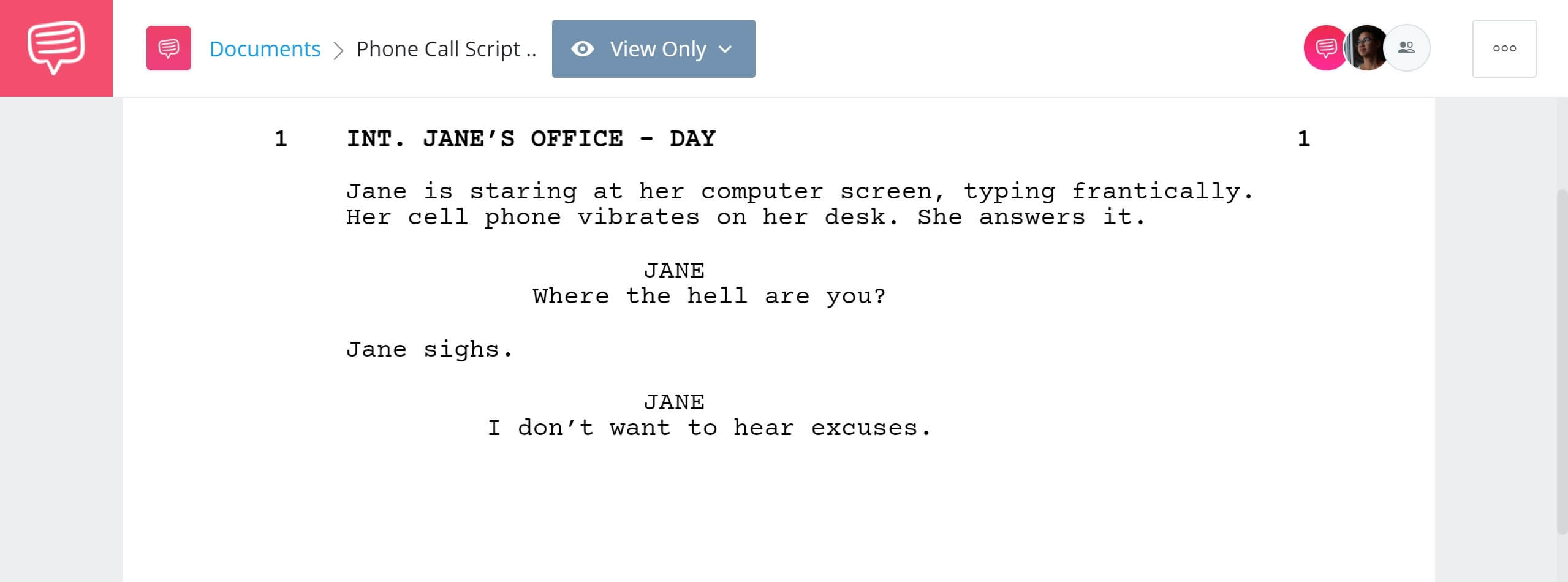 How To Write A Telephone Conversation In A Screenplay