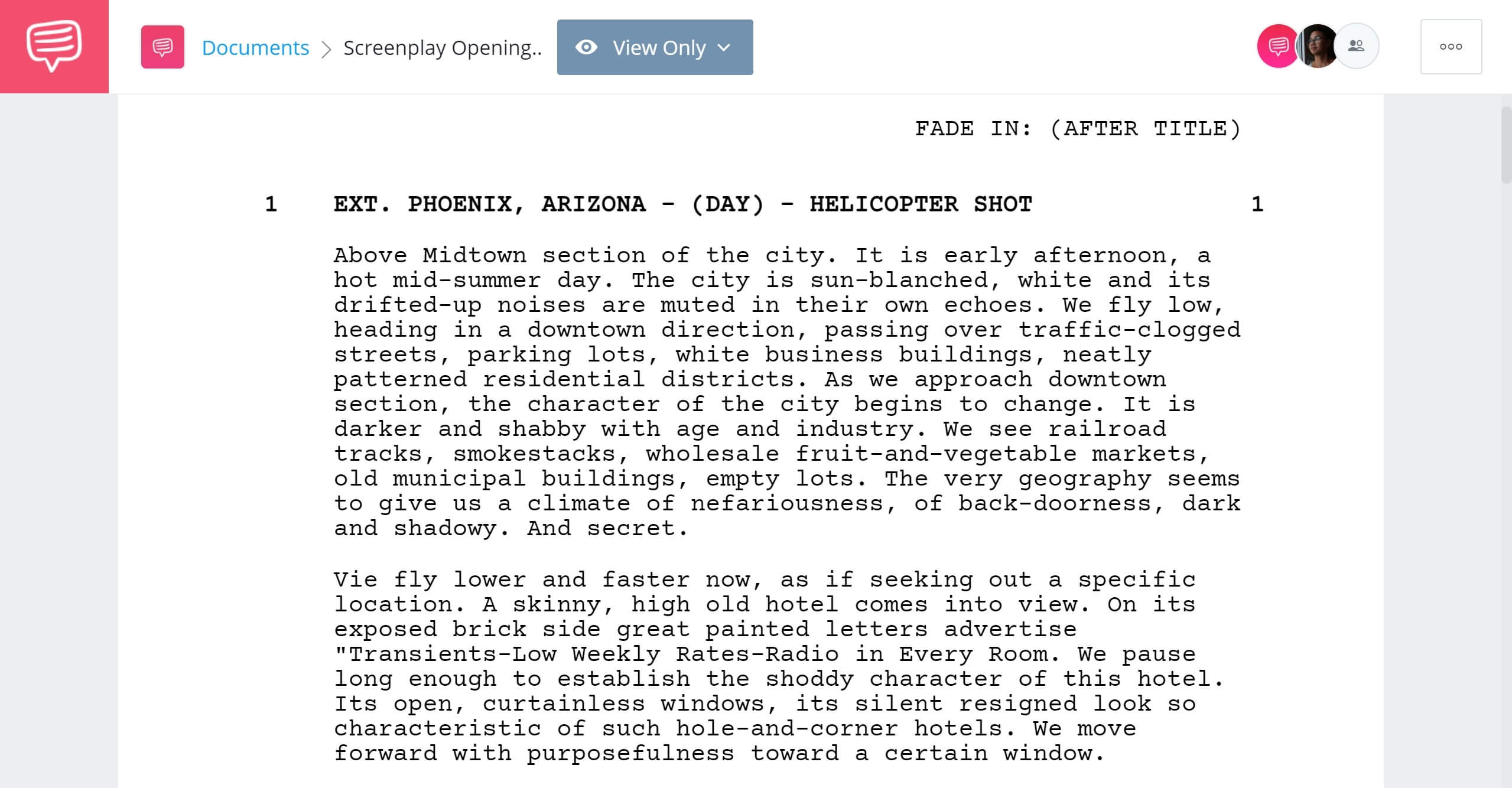 Screenplay Opening Scene Examples 6 Ways To Begin A Script