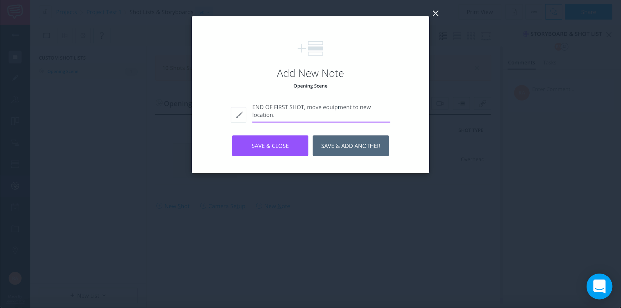 Storyboard Notes — A Guide to Making Storyboard Annotations