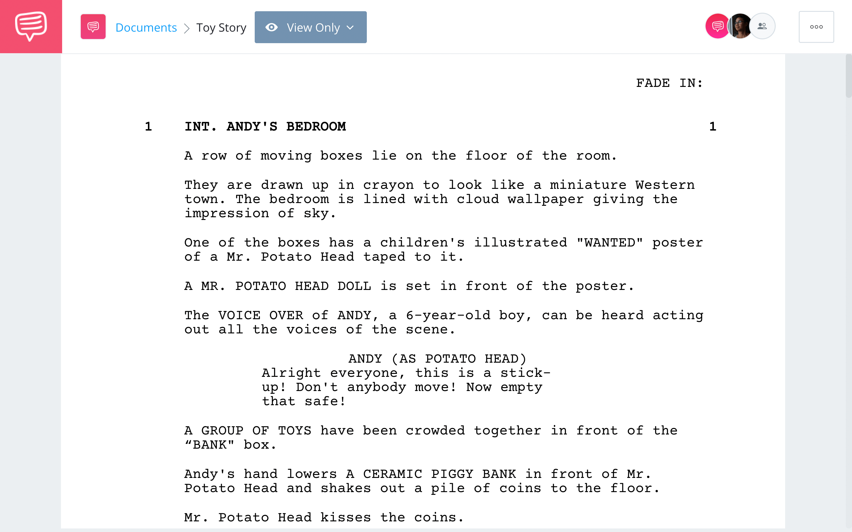 Toy Story Script PDF Download Plot Themes Explained