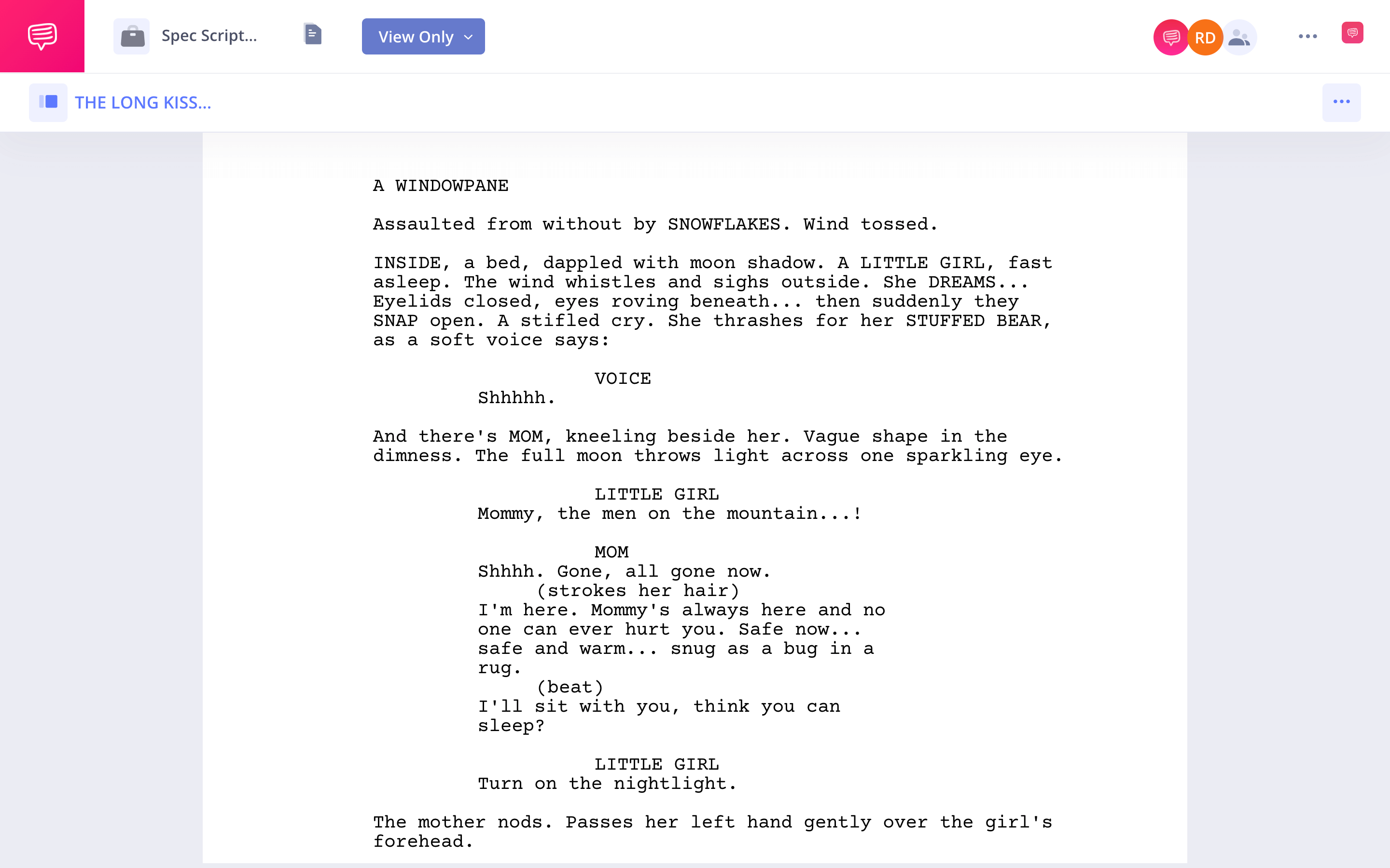 Spec Script Examples What Does A Spec Script Look Like 
