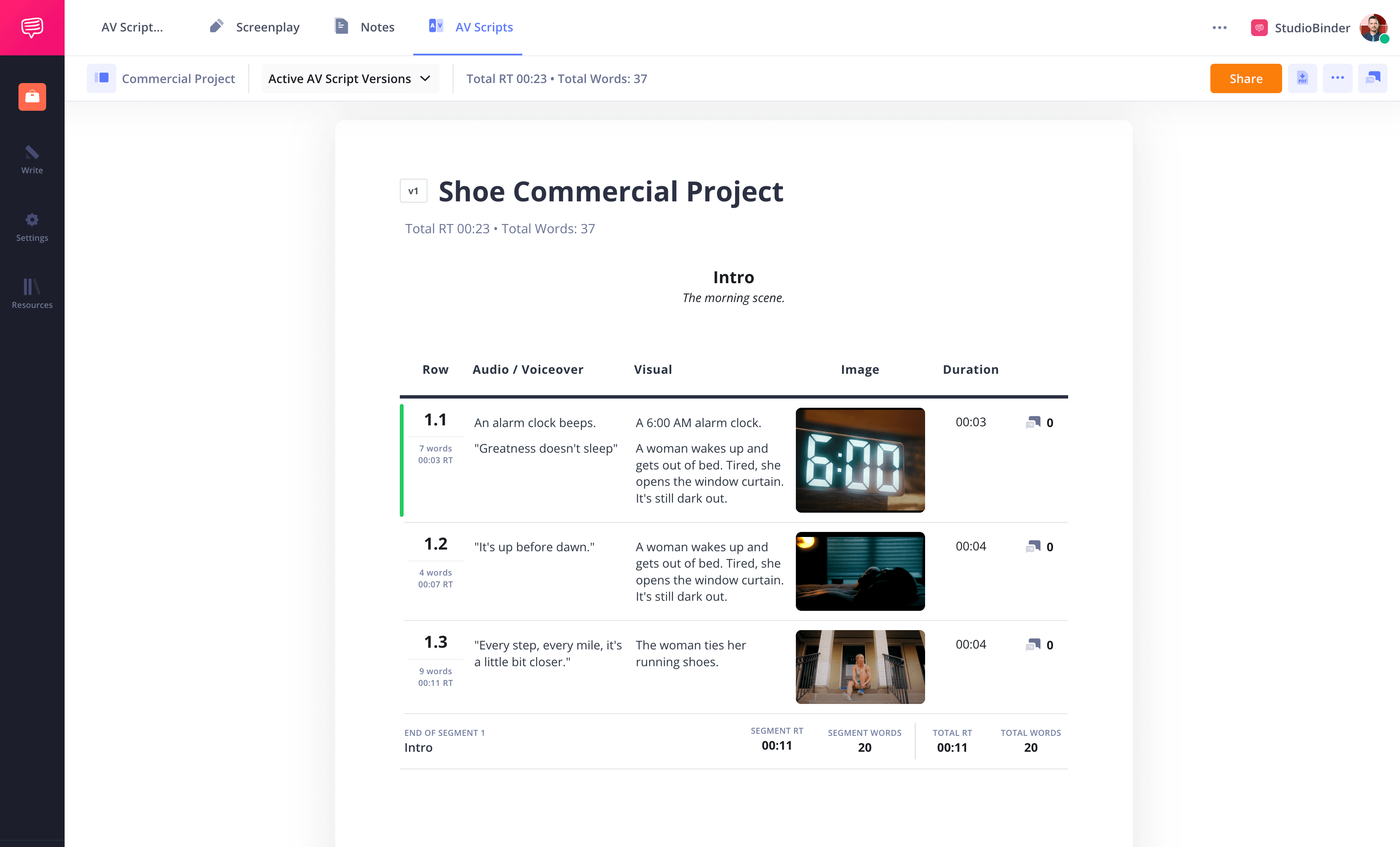 TV Commercial Script Template — Example and Guide