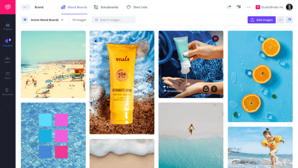 Brand Mood Board Template & Guide | StudioBinder