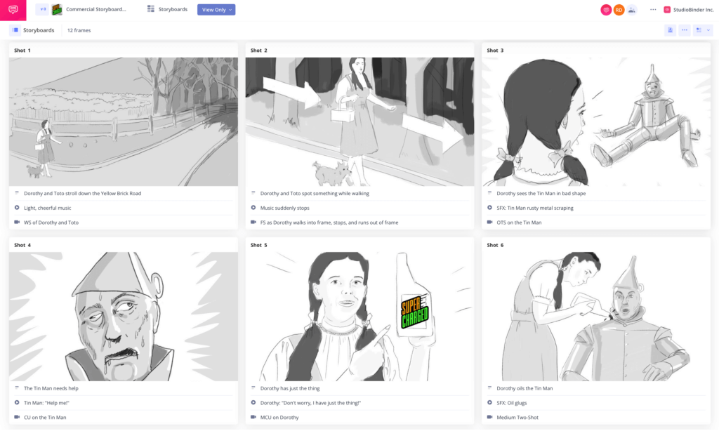 Commercial Storyboard Template & Guide | StudioBinder