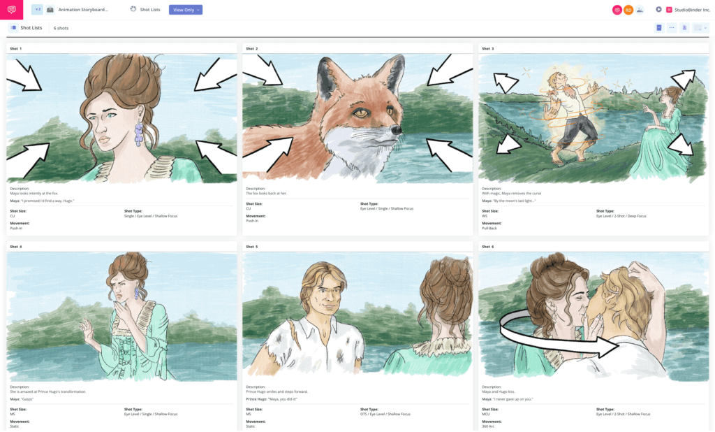 Animation Shot List Template & Guide | StudioBinder