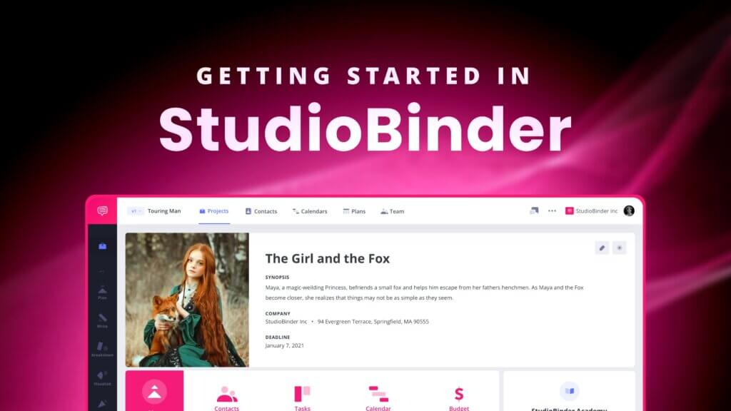 StudioBinder Academy — Getting Started with StudioBinder