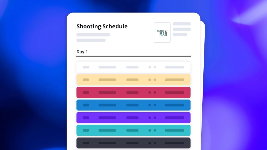 What Is a Shooting Schedule — And Why You Need One