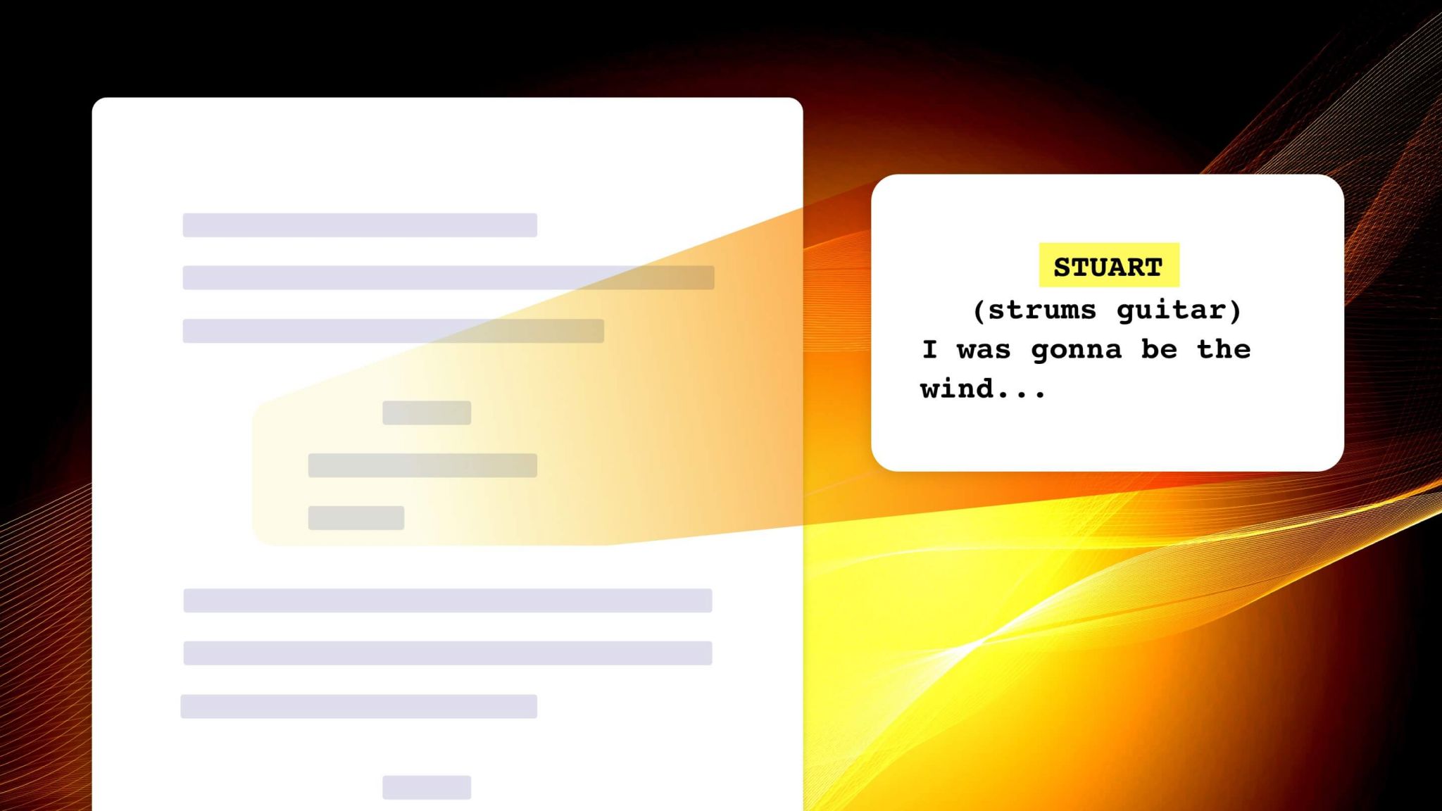 How to Write a Character Cue in a Screenplay