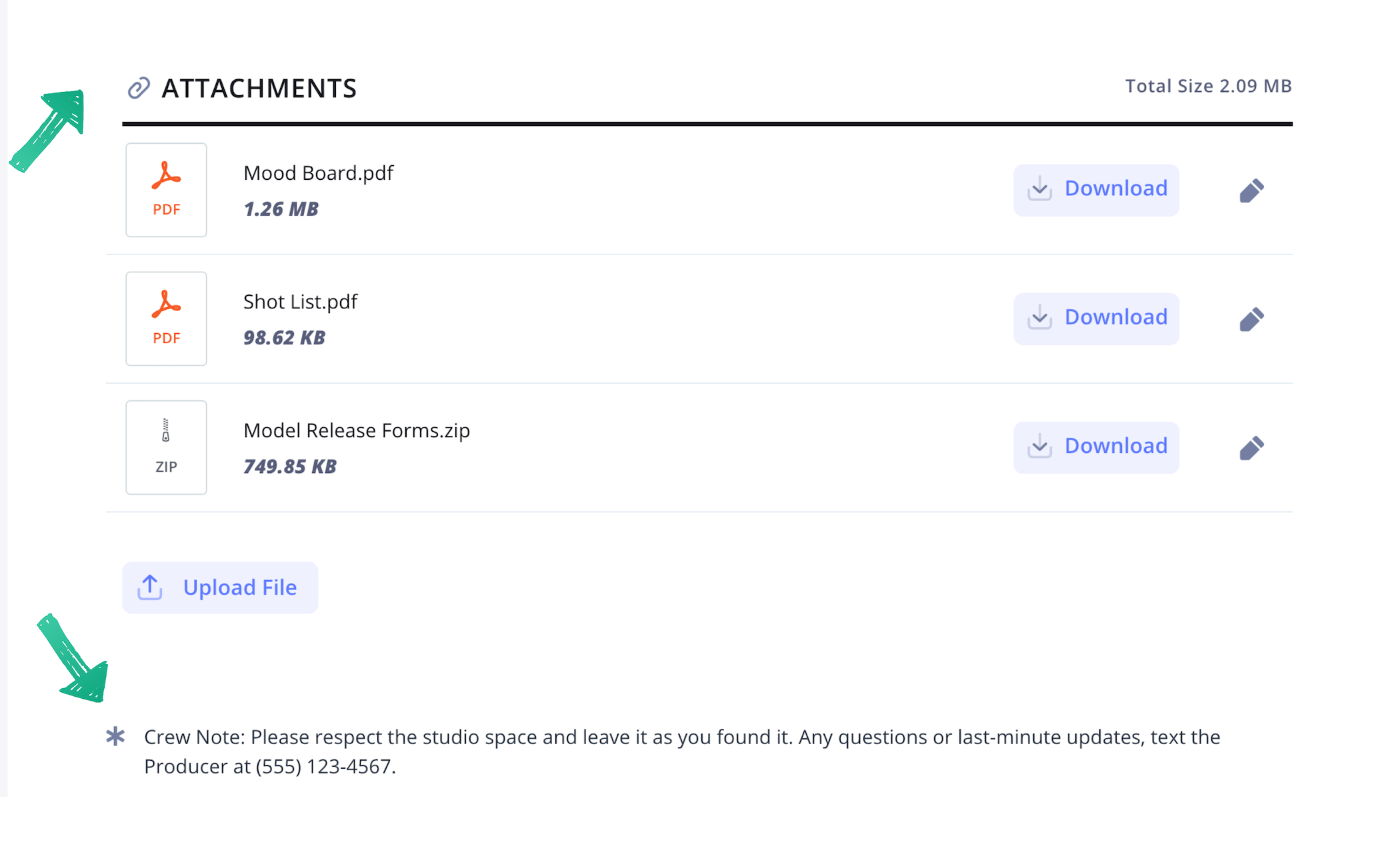 Sample Photoshoot Call Sheet Template | StudioBinder