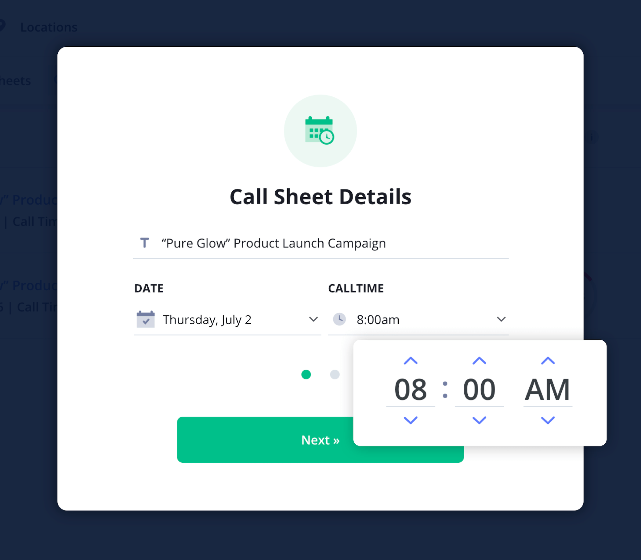 Sample Photoshoot Call Sheet Template | StudioBinder