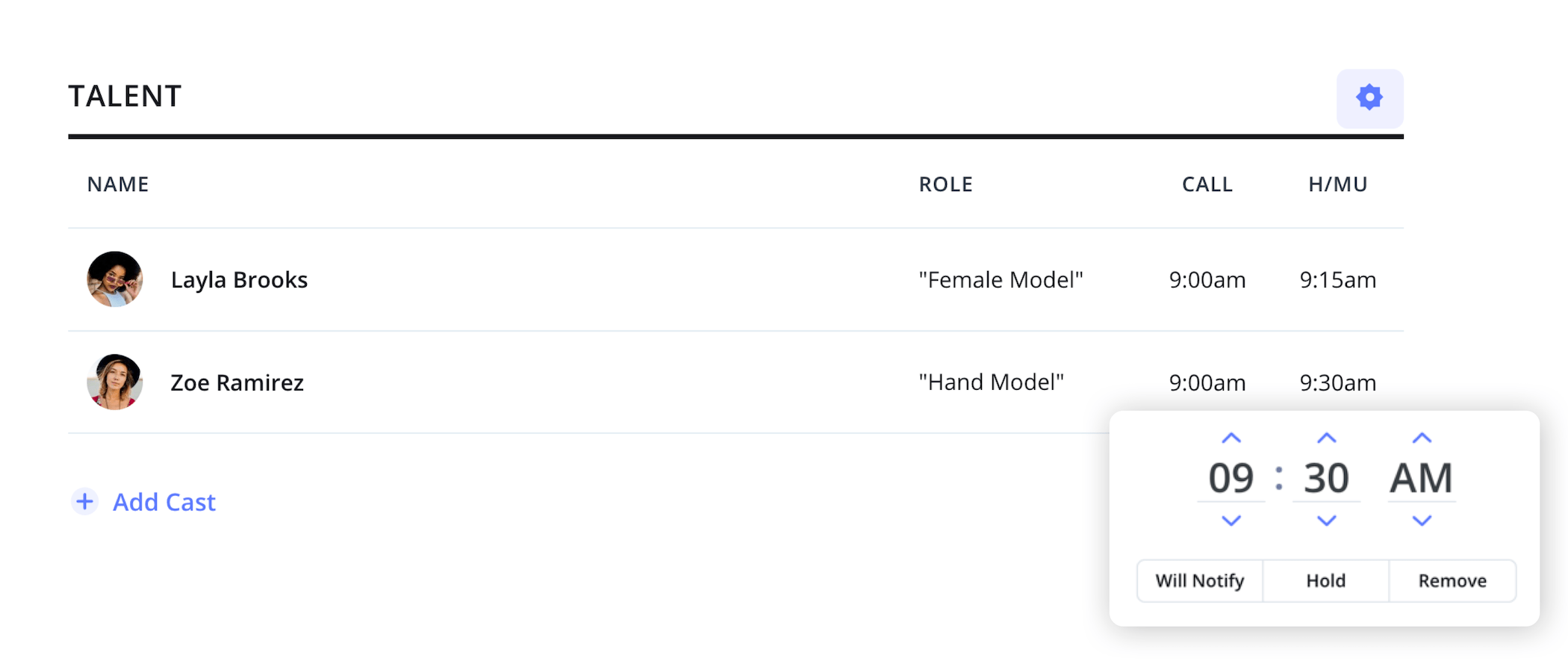 Sample Photoshoot Call Sheet Template | StudioBinder