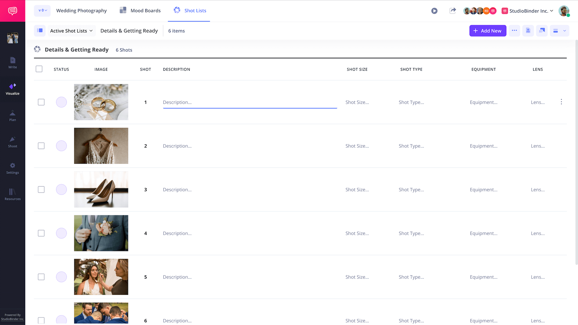 Wedding Photography Shot List PDF Free Download [2025]