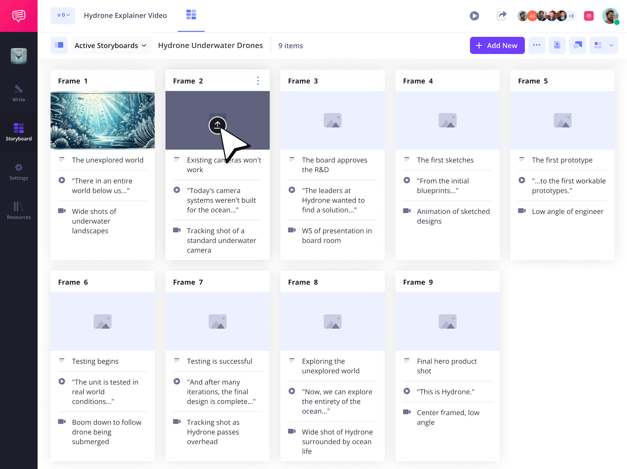 Explainer Video Storyboard Template | Free Online Creator