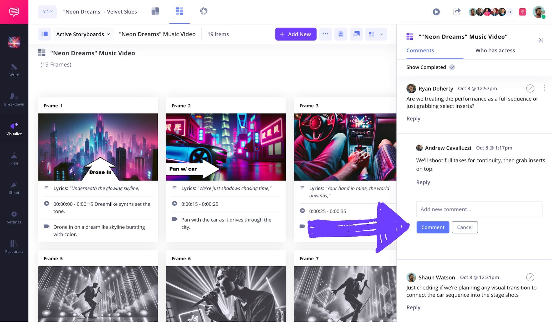 How to Make a Music Video Storyboard [FREE Template]